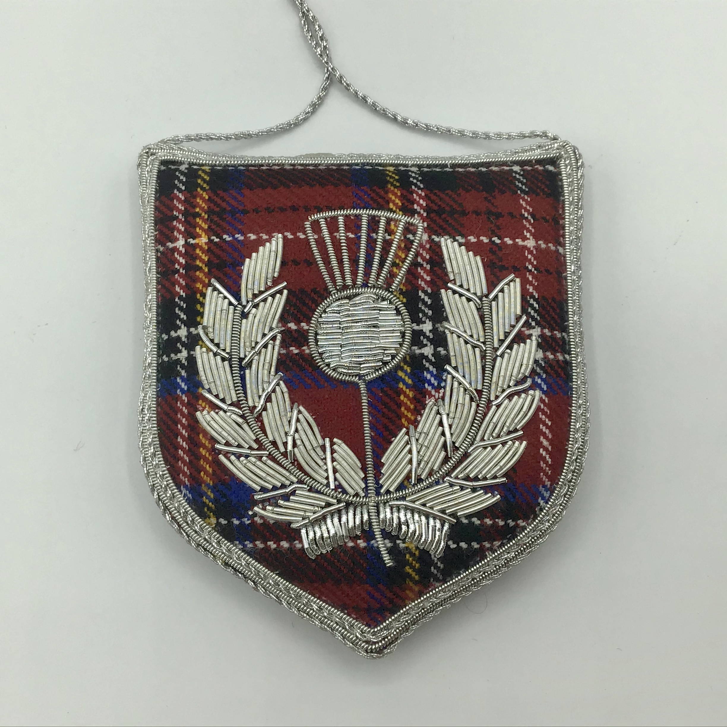 Tartan Thistle crest 🛍 - Tinsel & Tartan
