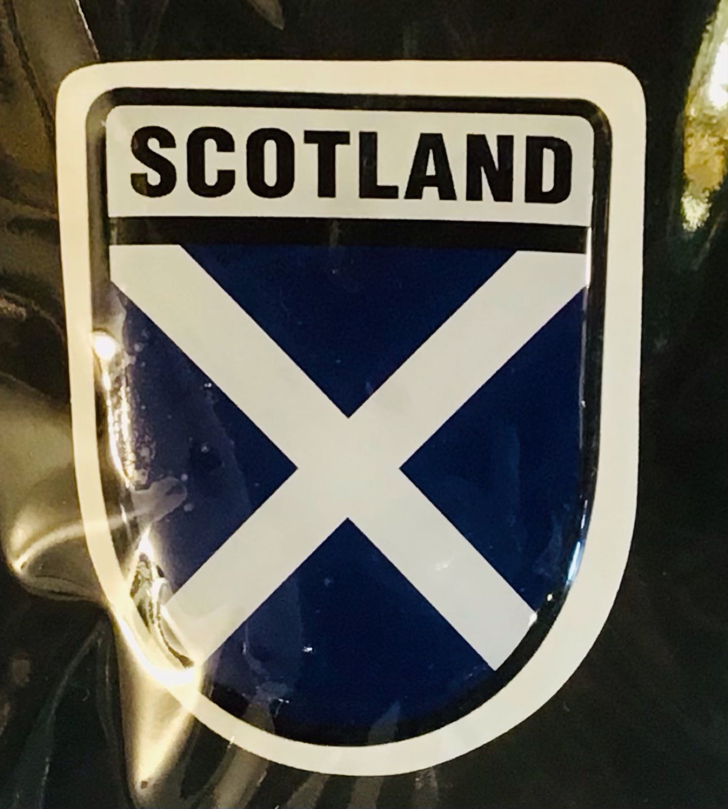 Saltire Sticker 🛍 - Tinsel & Tartan