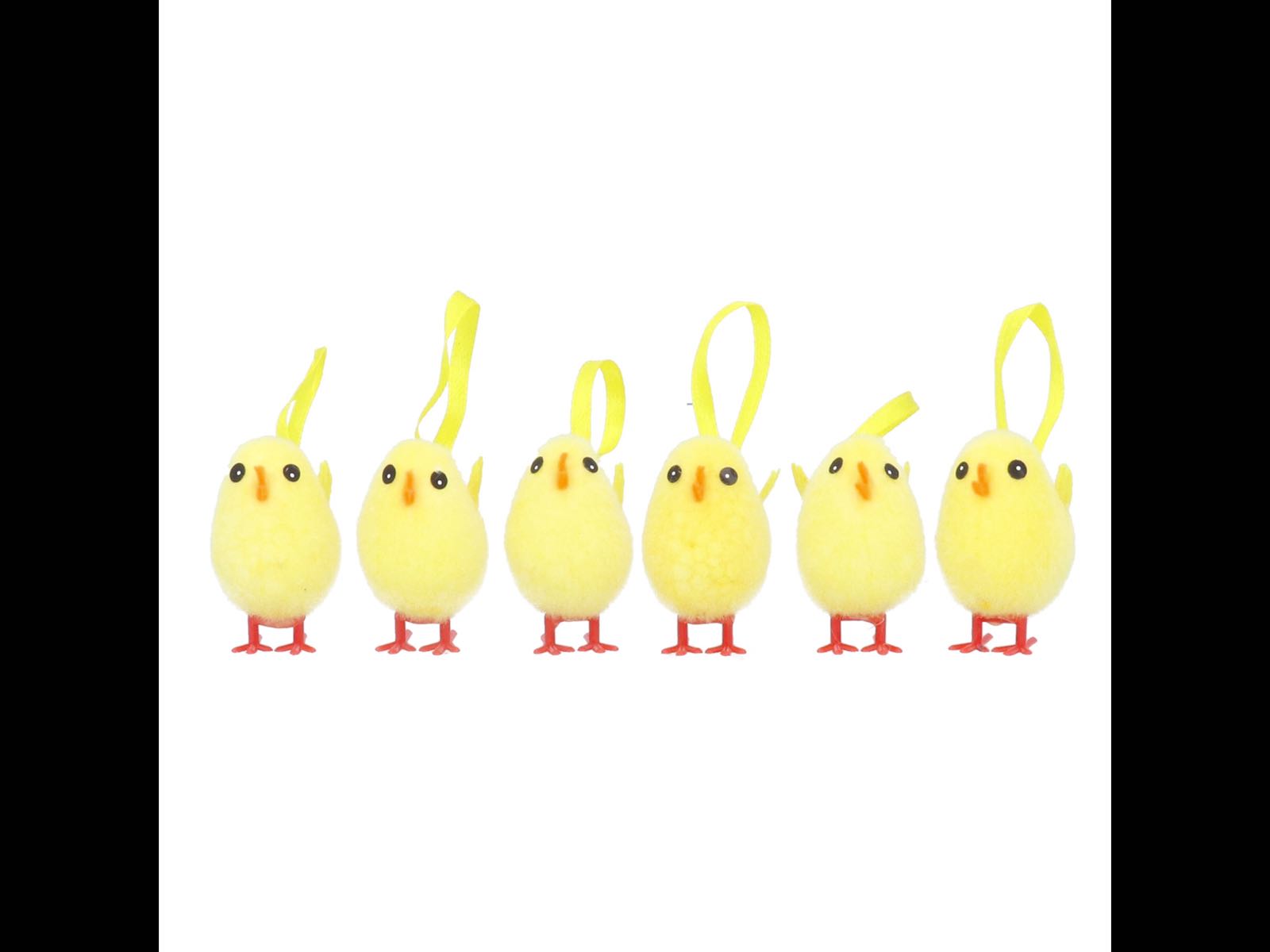 Bag Of 6 Mini Chicks Tinsel And Tartan